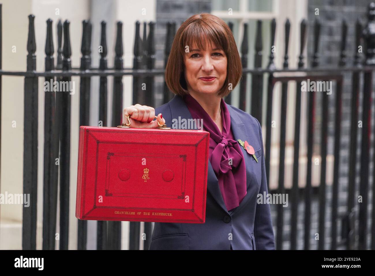 London, UK. 30 October 2024 Chancellor of the exchequer, Rachel Reeves ...