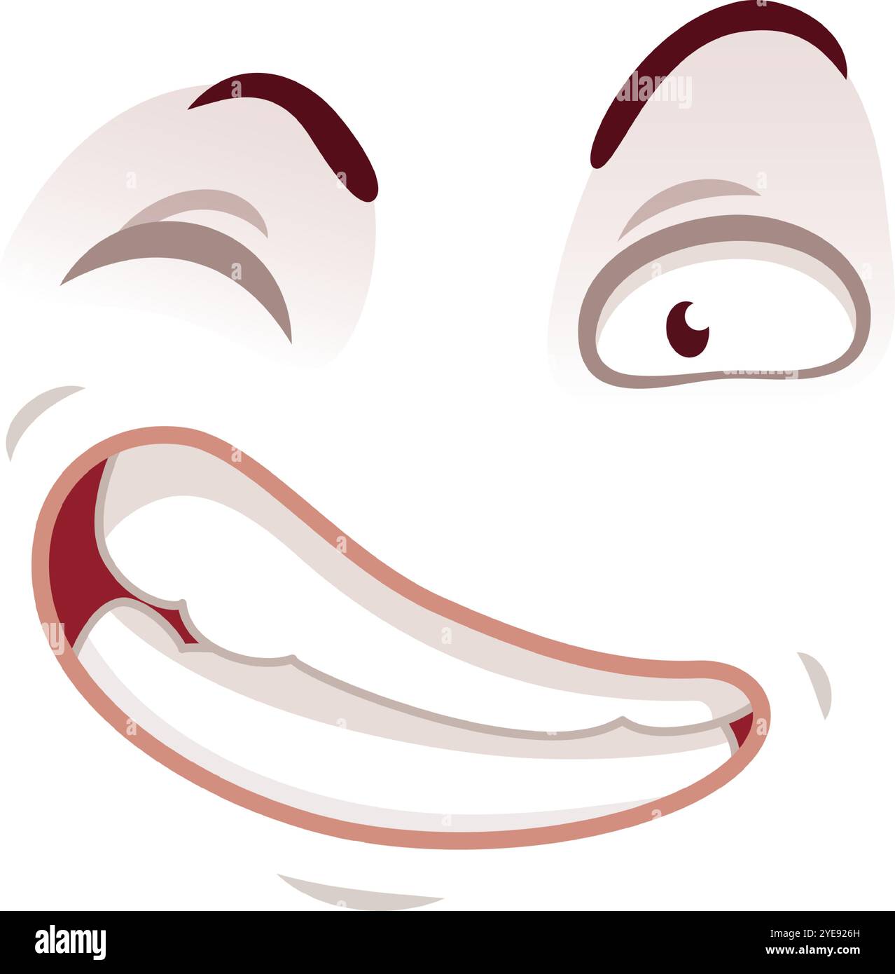 Mischievous expression Stock Vector Images - Alamy