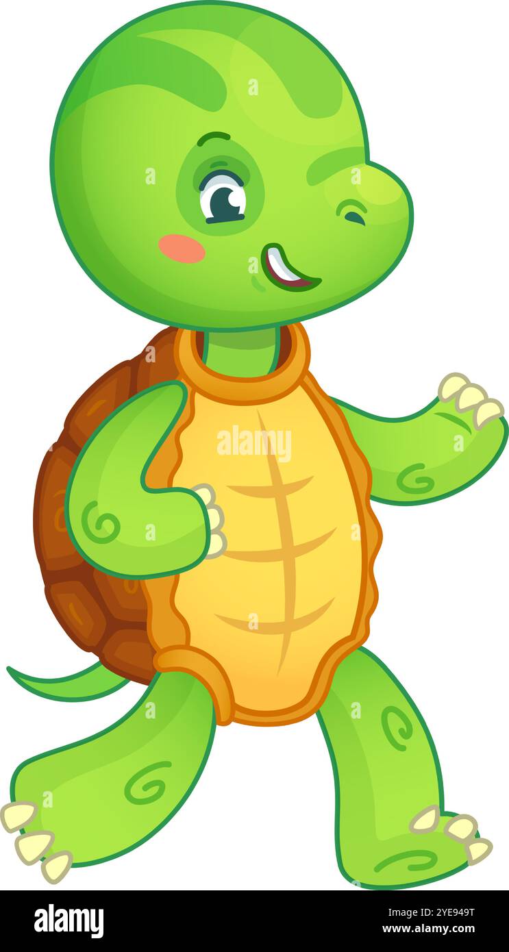 Turtle cartoon hi-res stock photography and images - Alamy