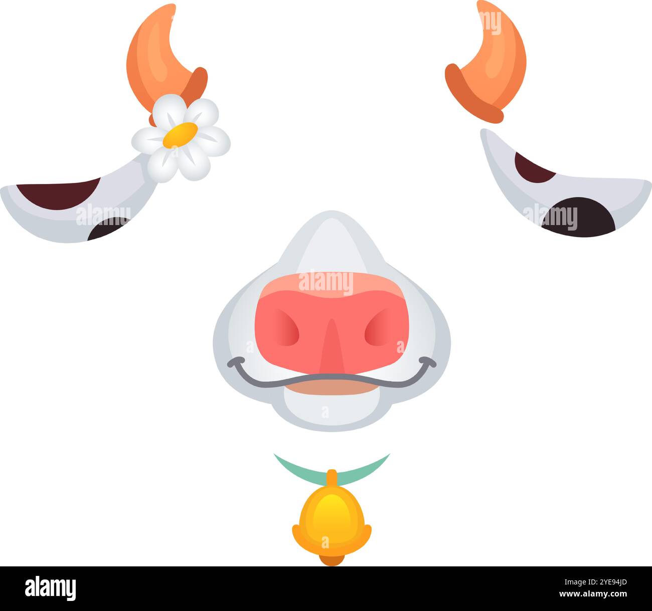 Cow cartoon hi-res stock photography and images - Alamy