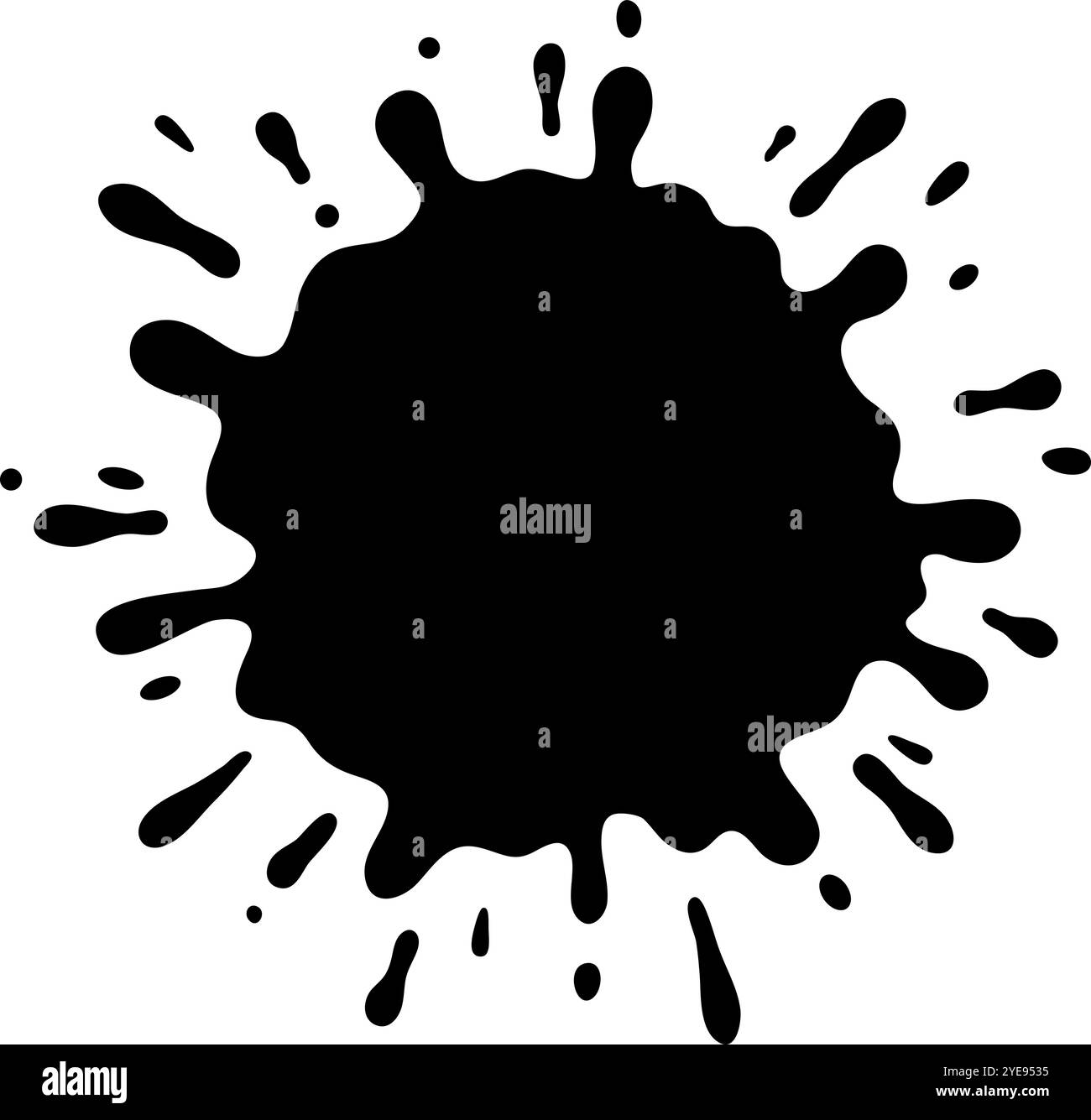 Splattering vector vectors Black and White Stock Photos & Images - Alamy