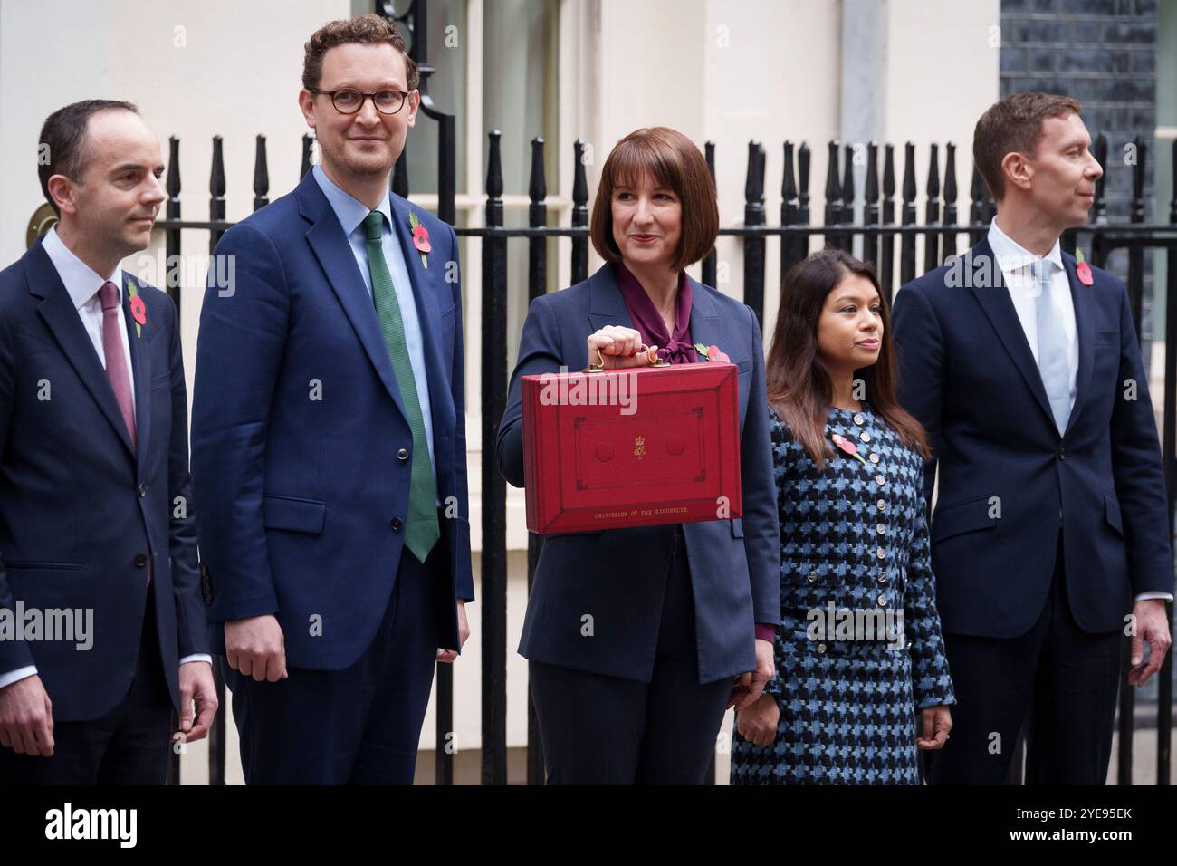 Chancellor of the Exchequer, Rachel Reeves MP and her Treasury team ...
