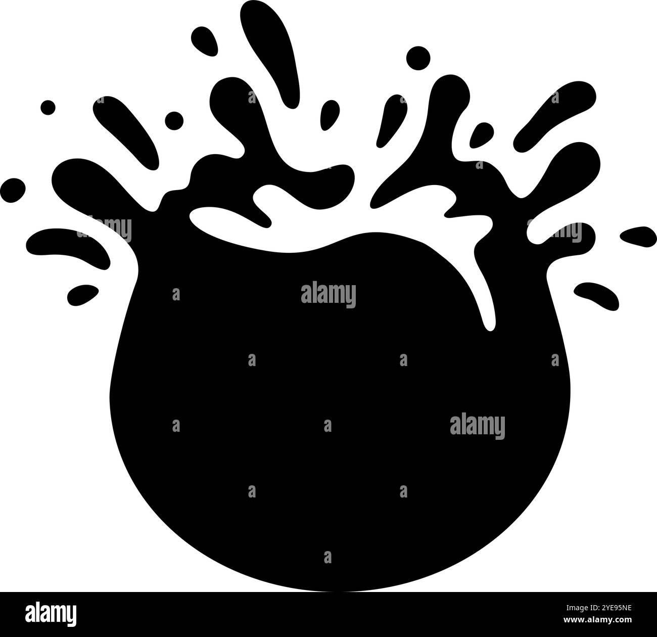 Dynamic black ink splashes create modern, eye catching designs for ...