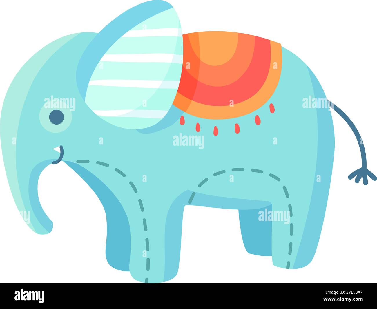 Back view elephant Stock Vector Images - Alamy