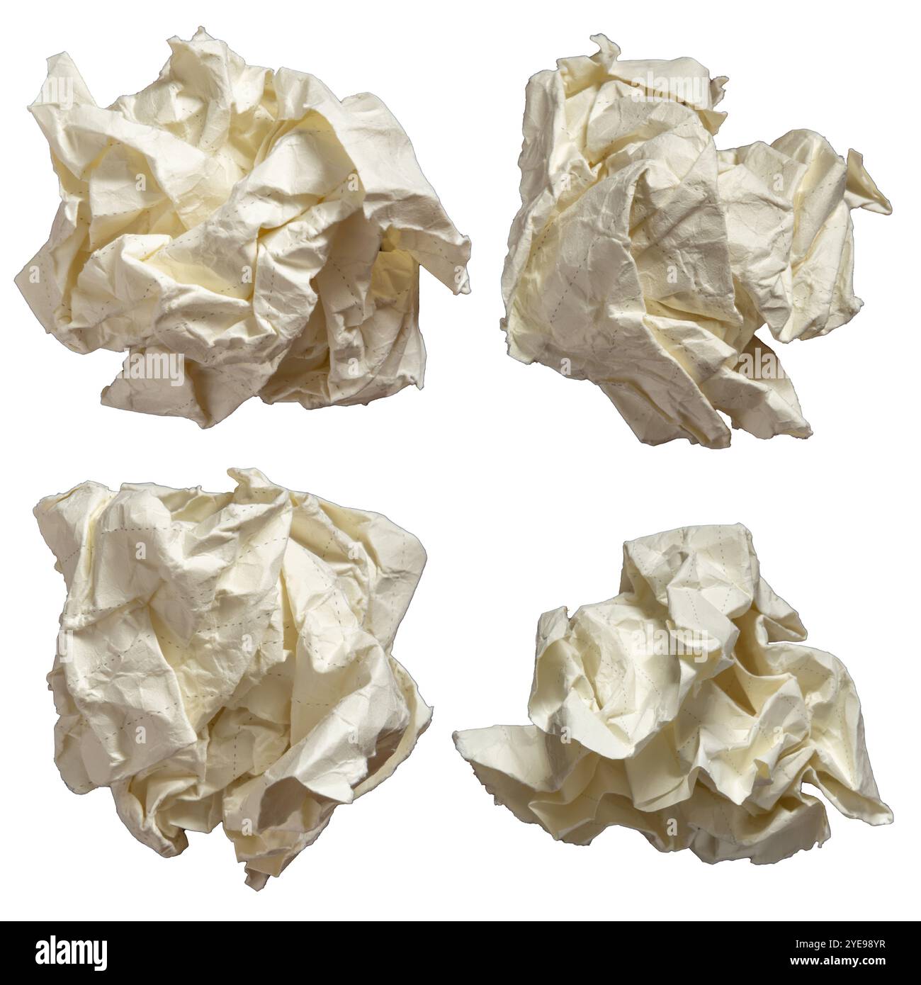 Pile of crumpled paper garbage hi-res stock photography and images - Alamy