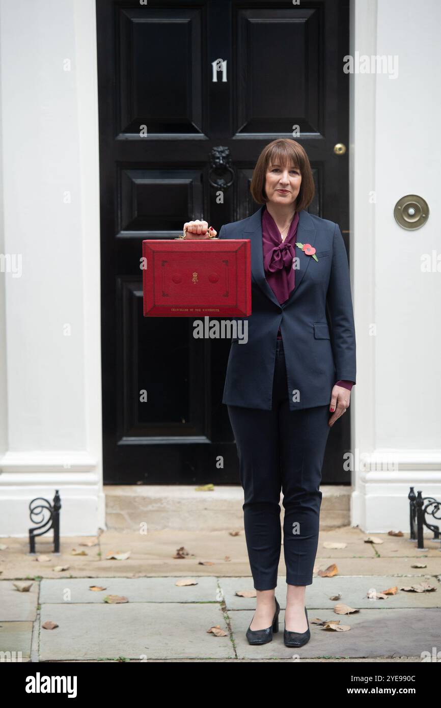 London, UK. 30 Oct 2024. Rachel Reeves - Chancellor of The Exchequer ...