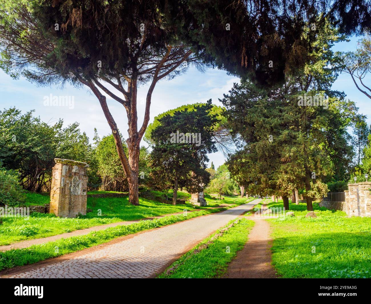 Tomb of Quintus Apuleius in the ancient Appian way built by Appius ...