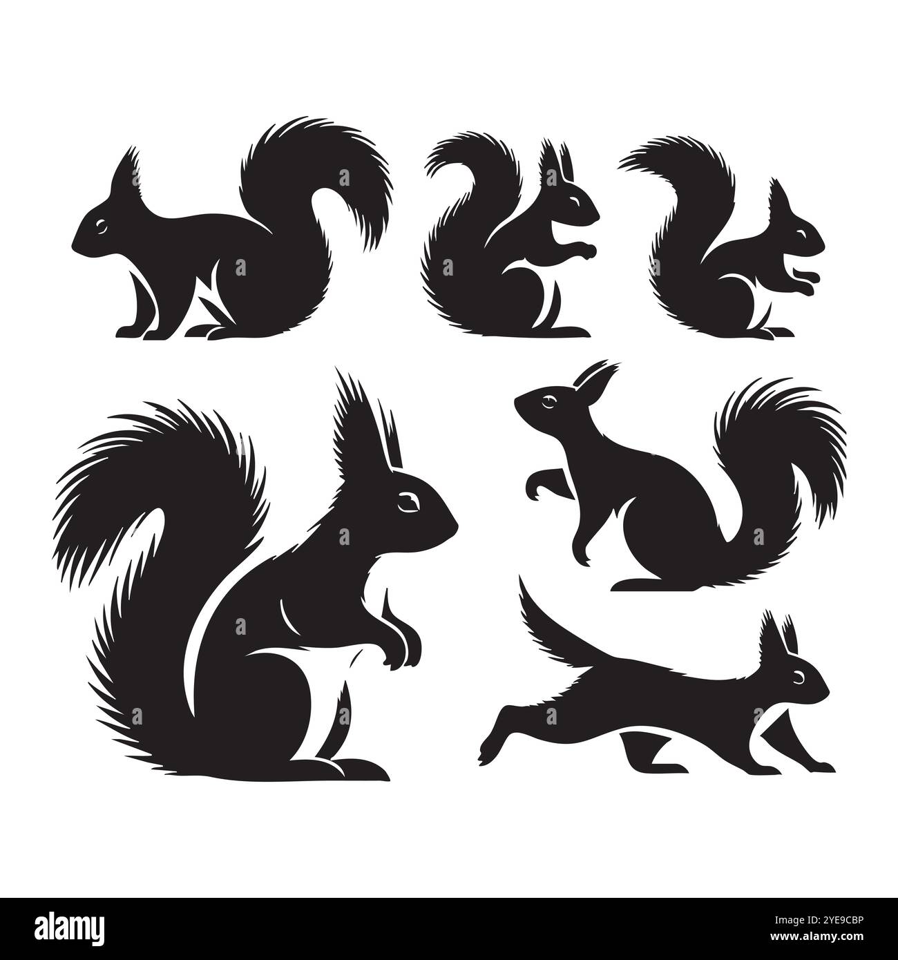 Set collection full length Black and White Stock Photos & Images - Alamy