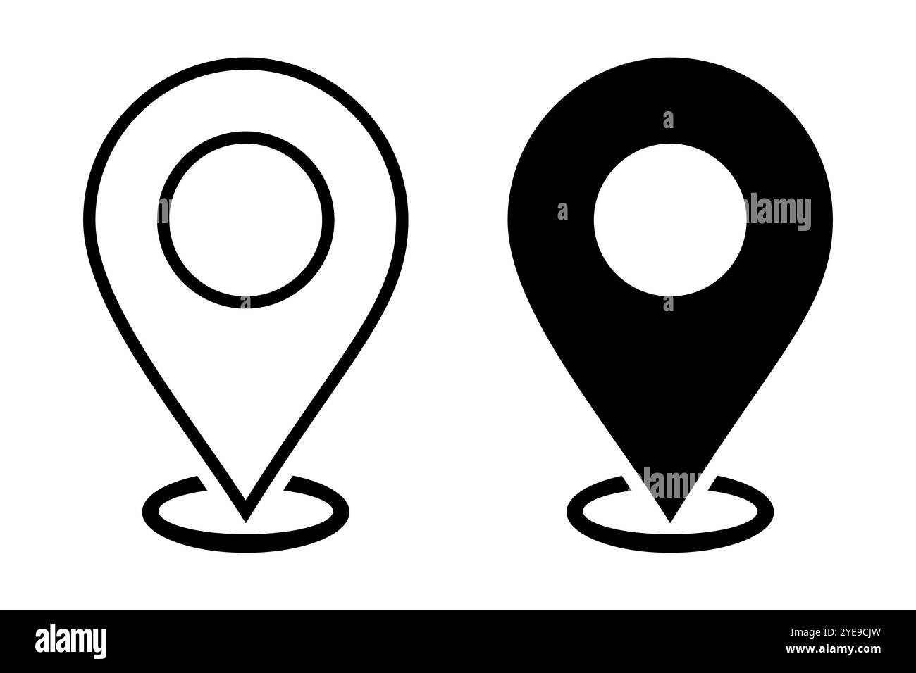 Location Map Pin Icon Map Pin Place Marker Location Icons Gps Location Symbol Flat Style