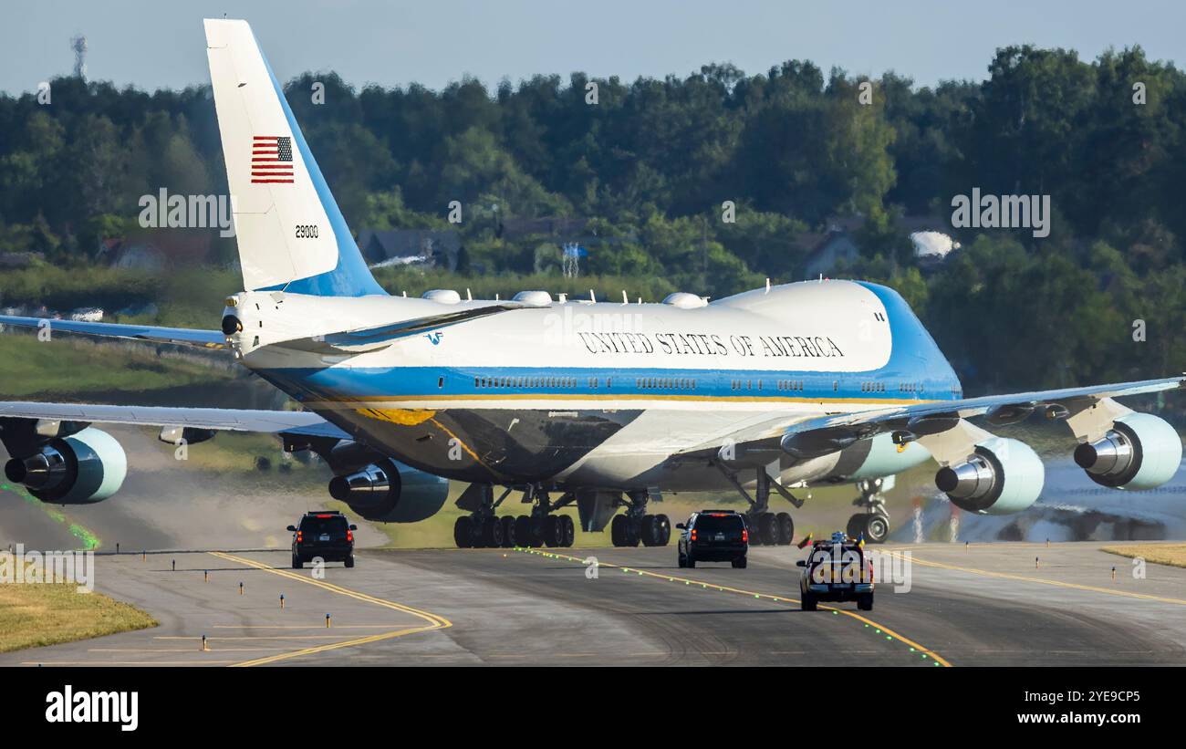Reg:92-9000. UNITED STATES AIR FORCE. Boeing VC-25A Stock Photo - Alamy