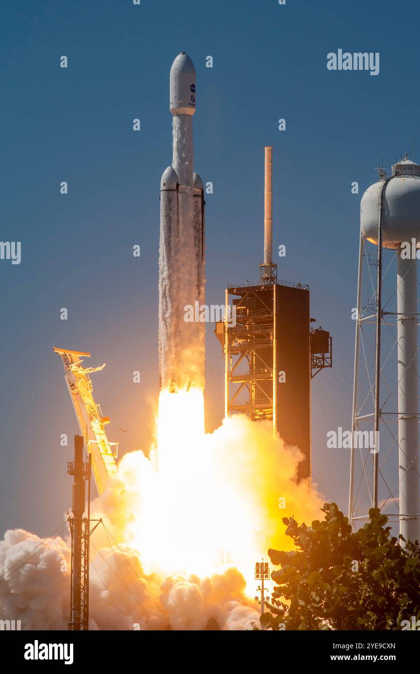 KENNEDY SPACE CENTER, FLORIDA, USA - 14 October 2024 - A SpaceX Falcon ...