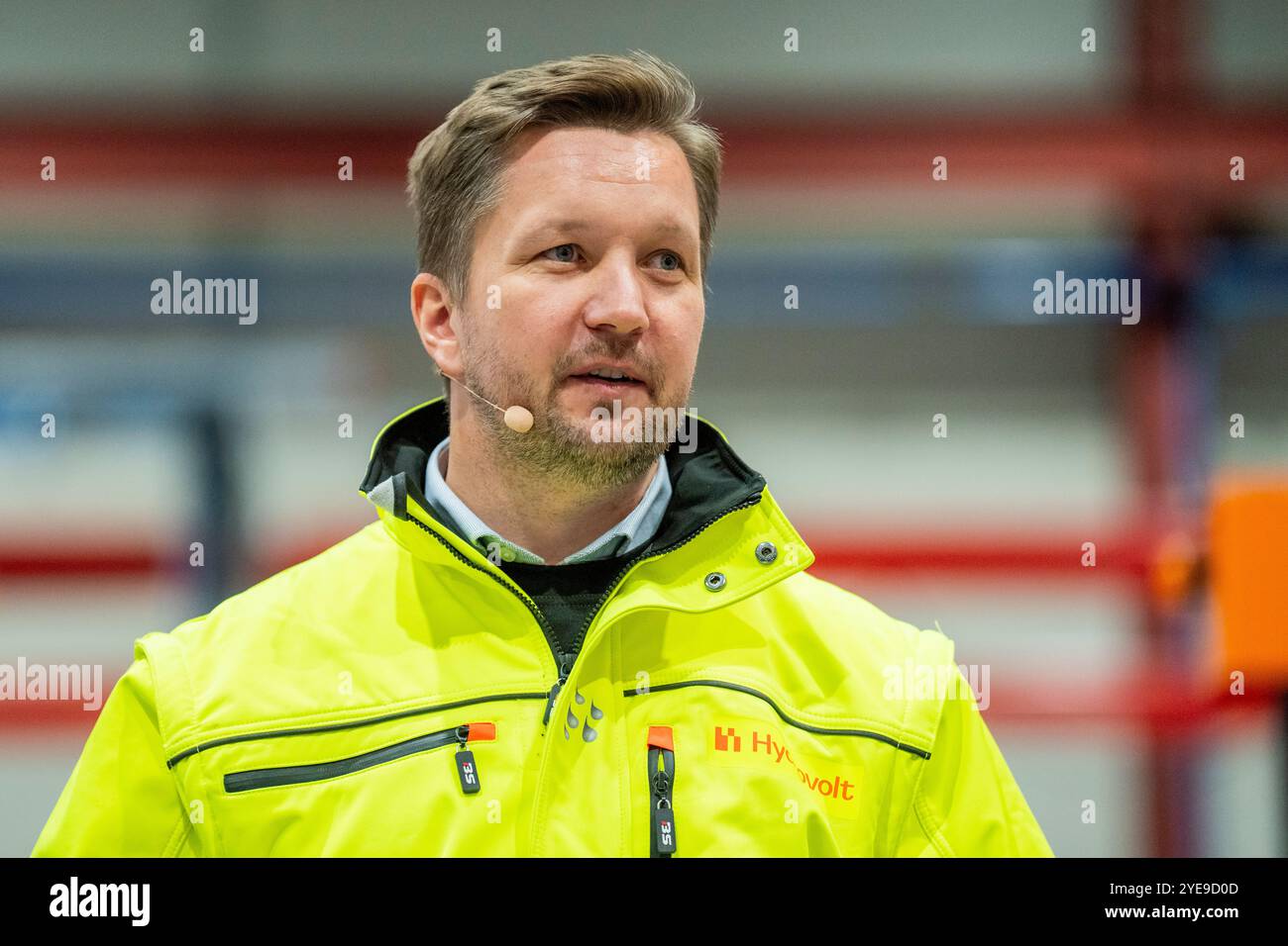 Fredrikstad 20241030. CEO Ole-Christen Enger during the opening of ...