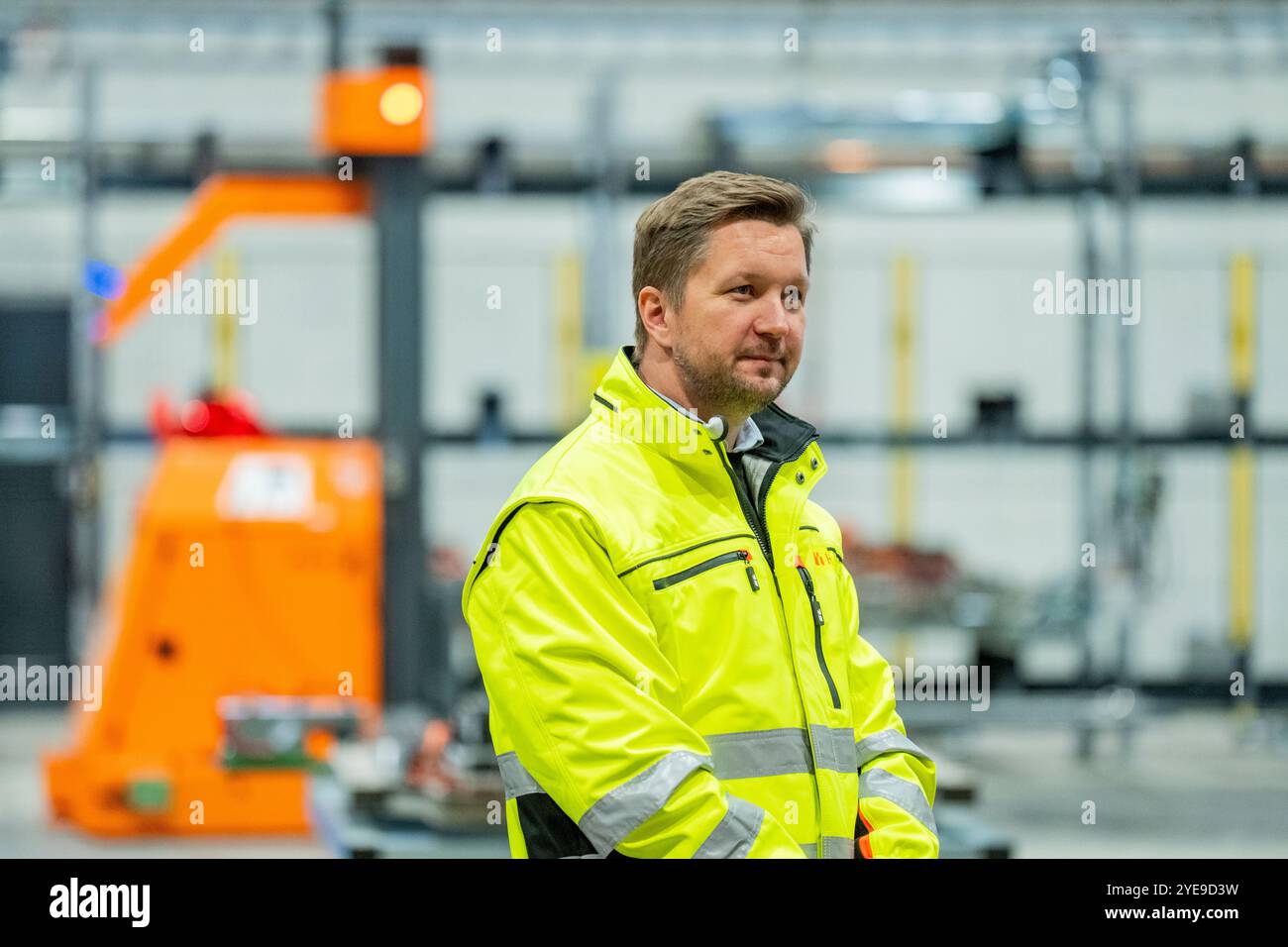 Fredrikstad 20241030. CEO Ole-Christen Enger during the opening of ...