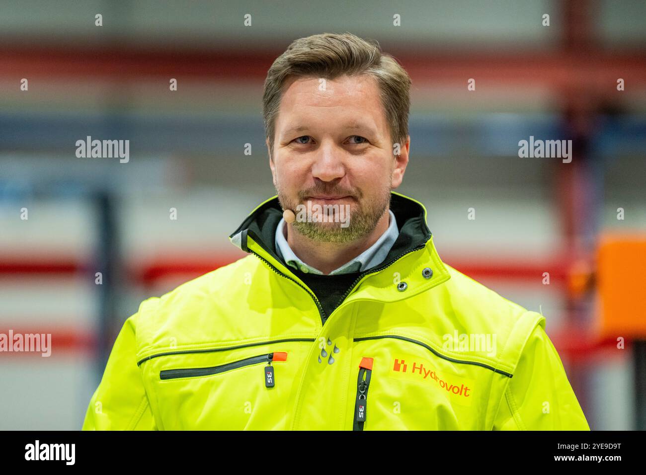 Fredrikstad 20241030. CEO Ole-Christen Enger during the opening of ...