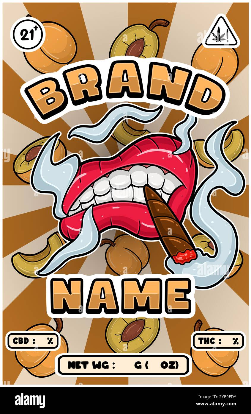 Cannabis strains vector vectors hi-res stock photography and images - Alamy