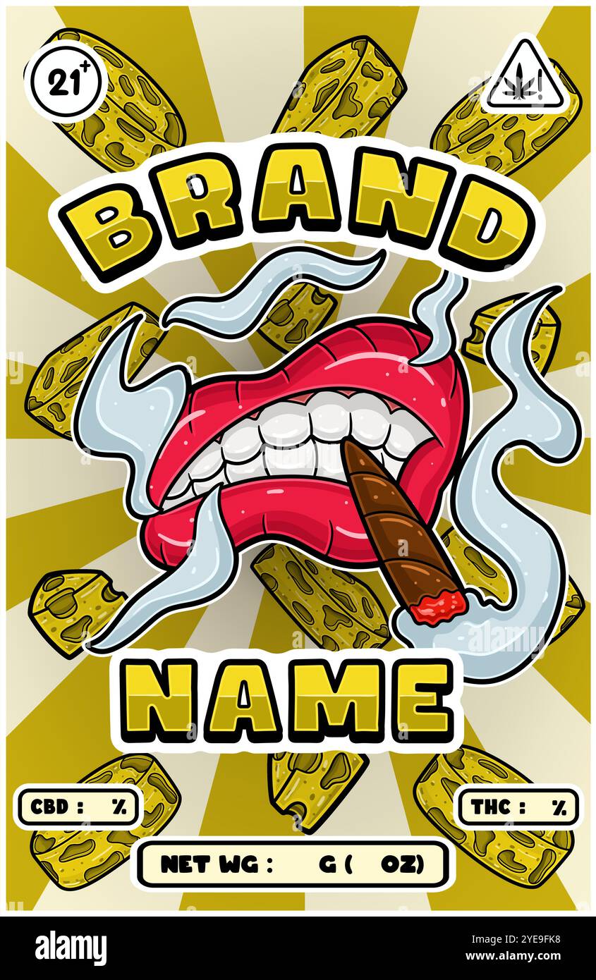 Cheese manufacturing packaging Stock Vector Images - Alamy