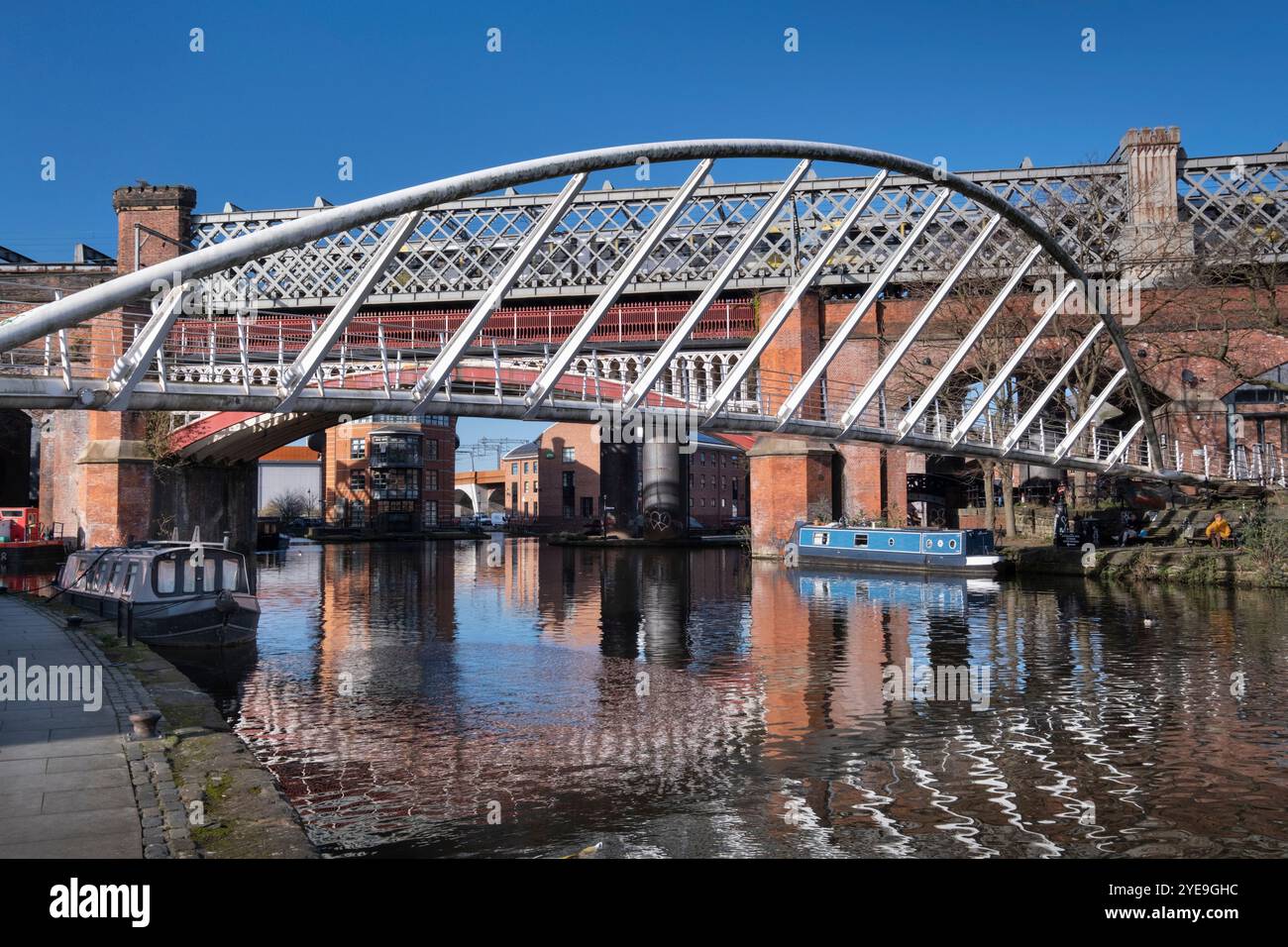 Steel arched footbridge hi-res stock photography and images - Alamy
