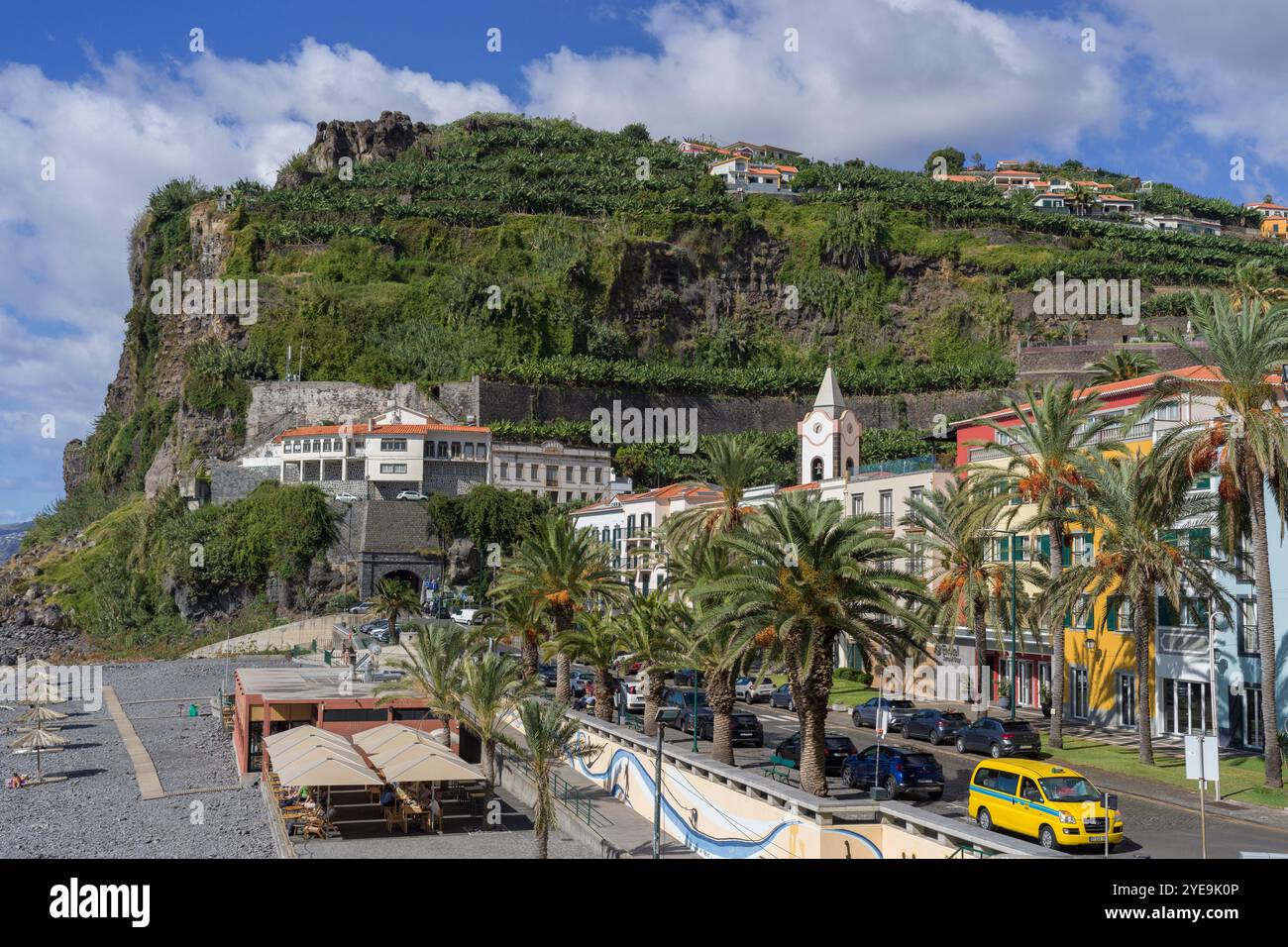 Beautiful coastal town of Ponta do Sol on the island of Madeira ...