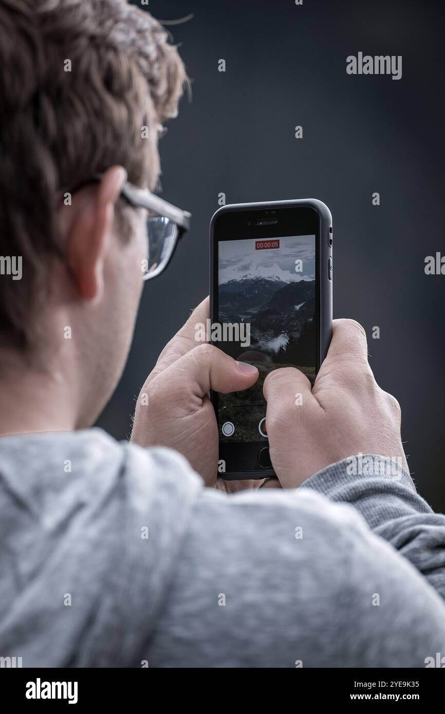 Close up phone recording hi-res stock photography and images - Alamy