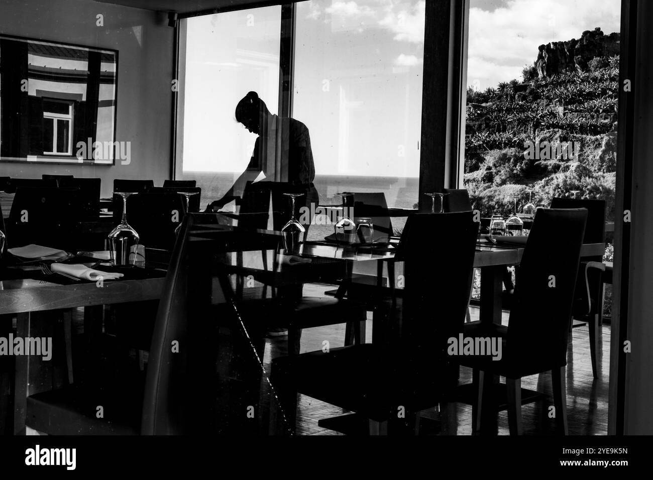 Food dining industry Black and White Stock Photos & Images - Alamy