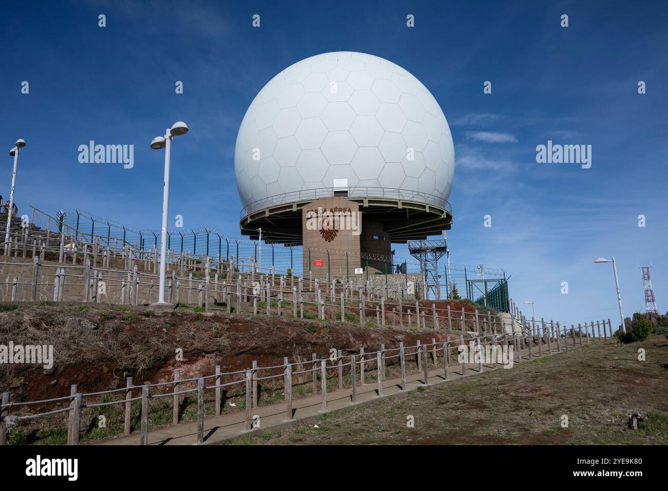 Optical observatory at Pico do Areeiro, Madeira island's third highest ...