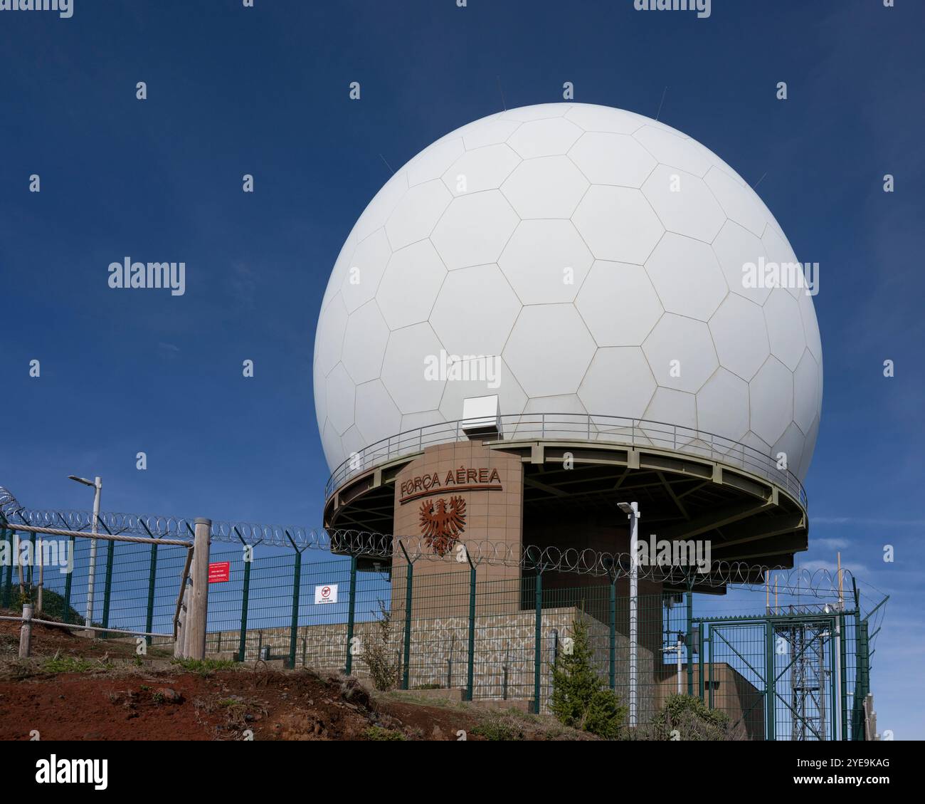 Optical observatory at Pico do Areeiro, Madeira island's third highest ...