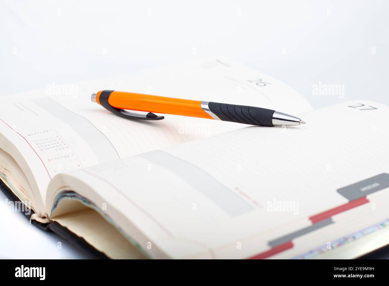Blank time planner pen hi-res stock photography and images - Alamy