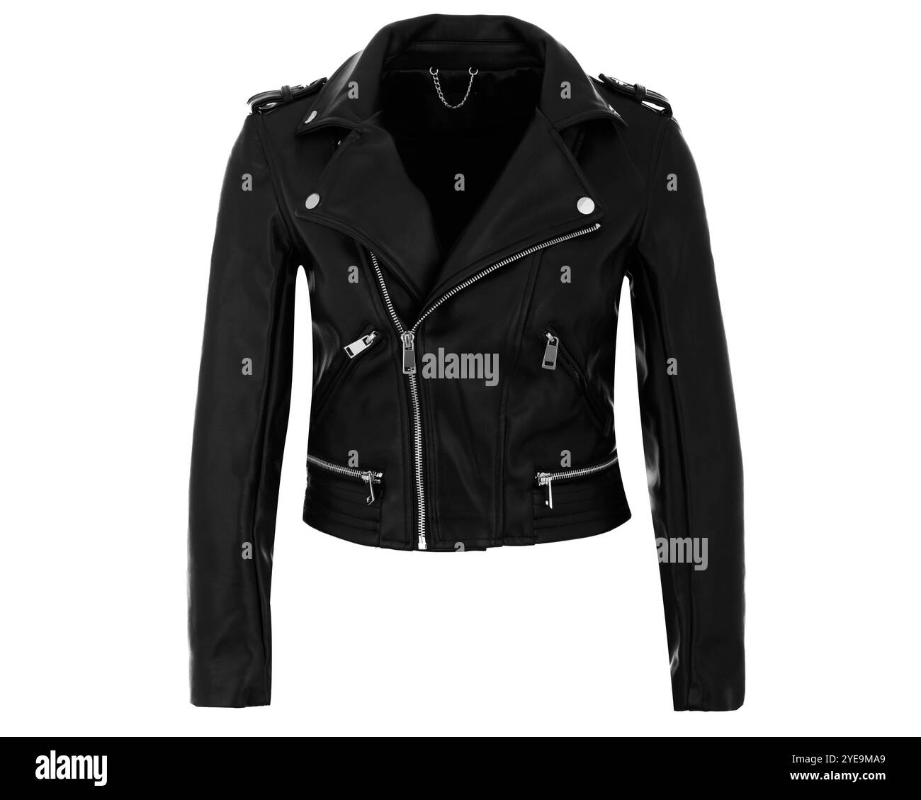Black zippered jacket Cut Out Stock Images & Pictures - Alamy
