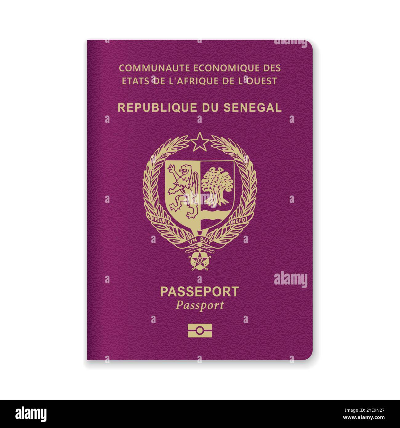 Senegalese passport Stock Vector Images - Alamy