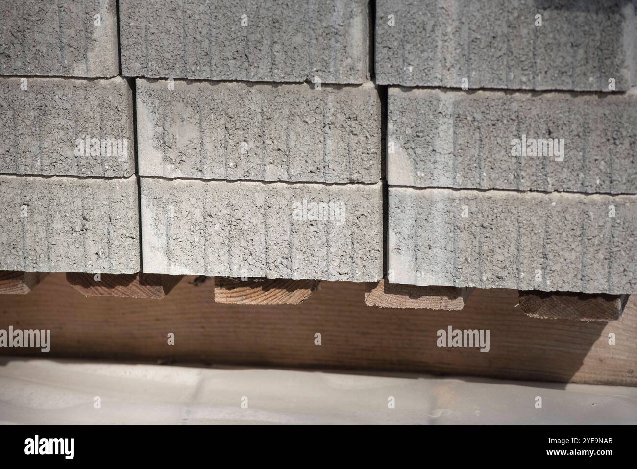 concrete bricks as a popular building material in the construction ...