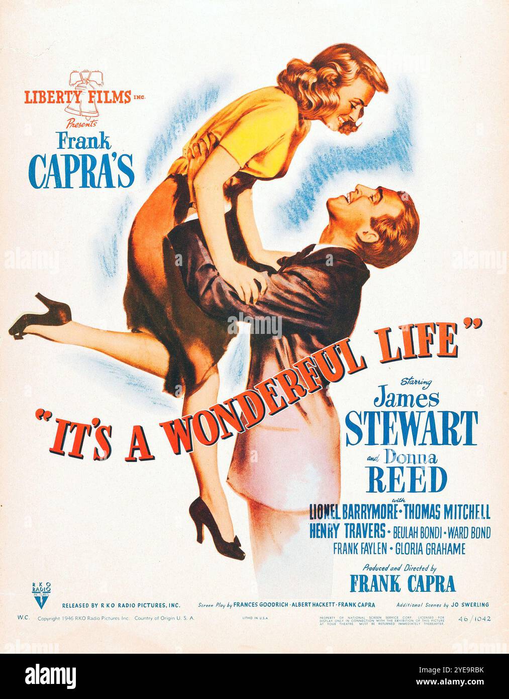 Theatrical poster for the release of the 1946 film It's a Wonderful ...