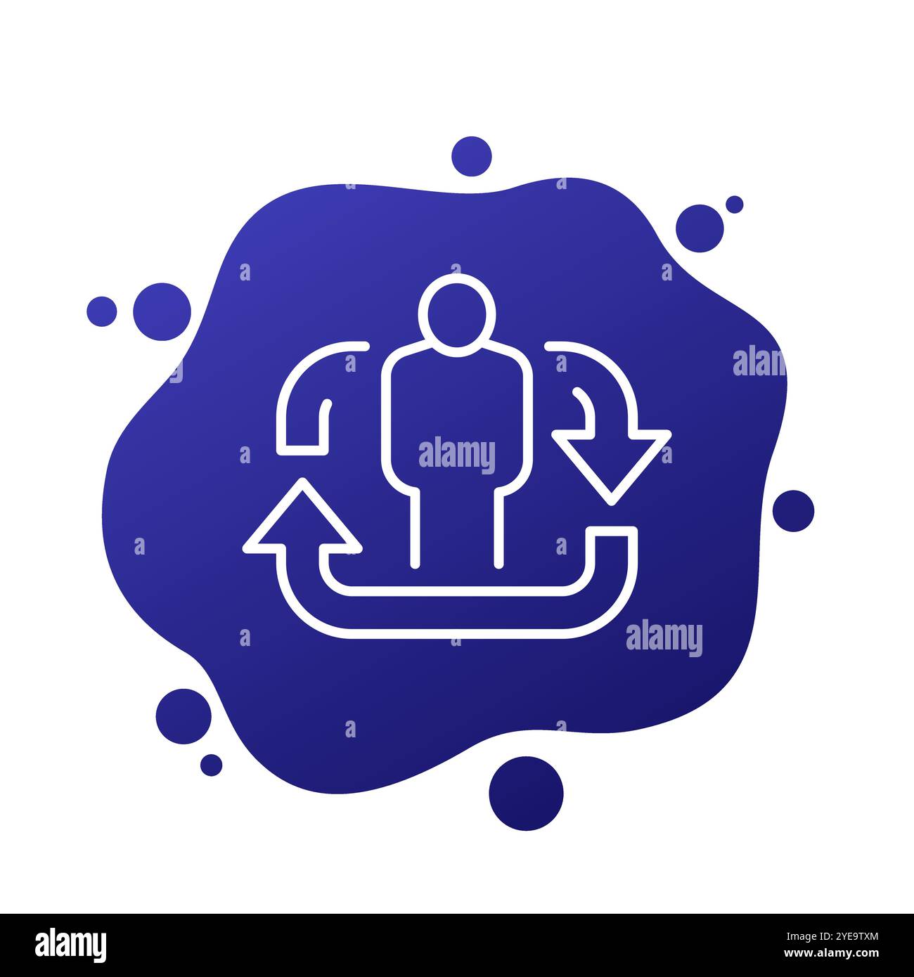 client retention icon, line vector Stock Vector Image & Art - Alamy