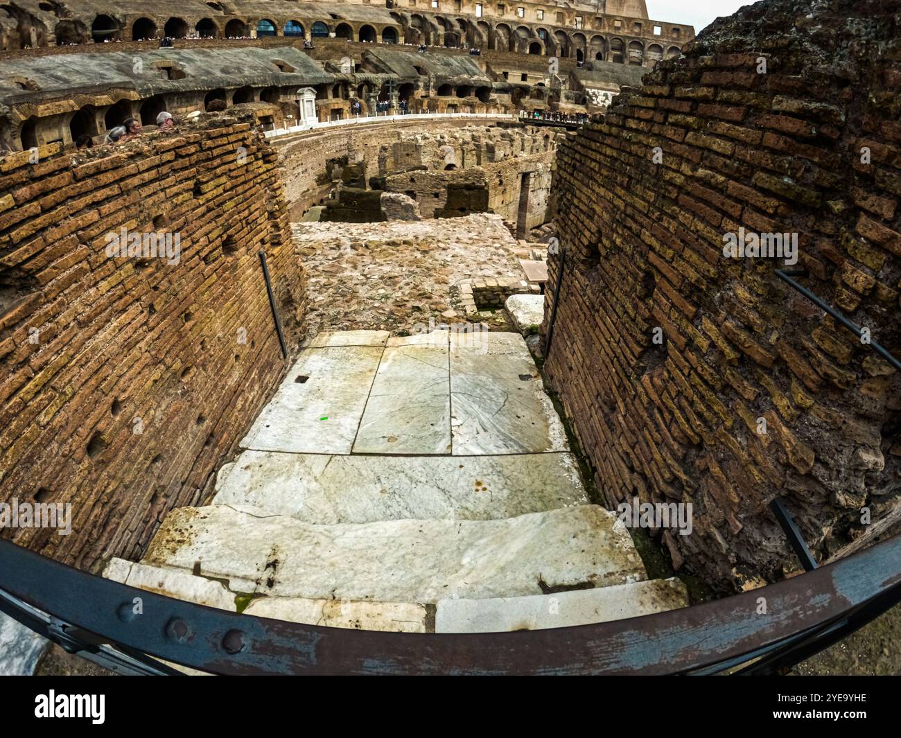 Colosseum (Coliseum or Colosseo) in Rome, Italy. Ancient ruins of ...