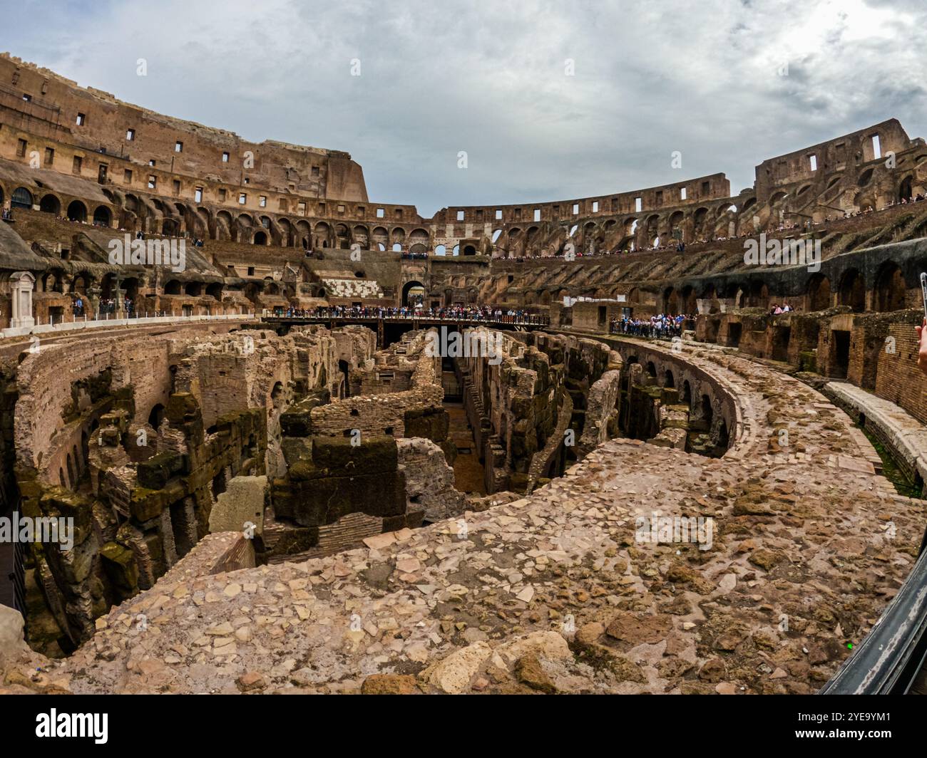 Colosseum (Coliseum or Colosseo) in Rome, Italy. Ancient ruins of ...