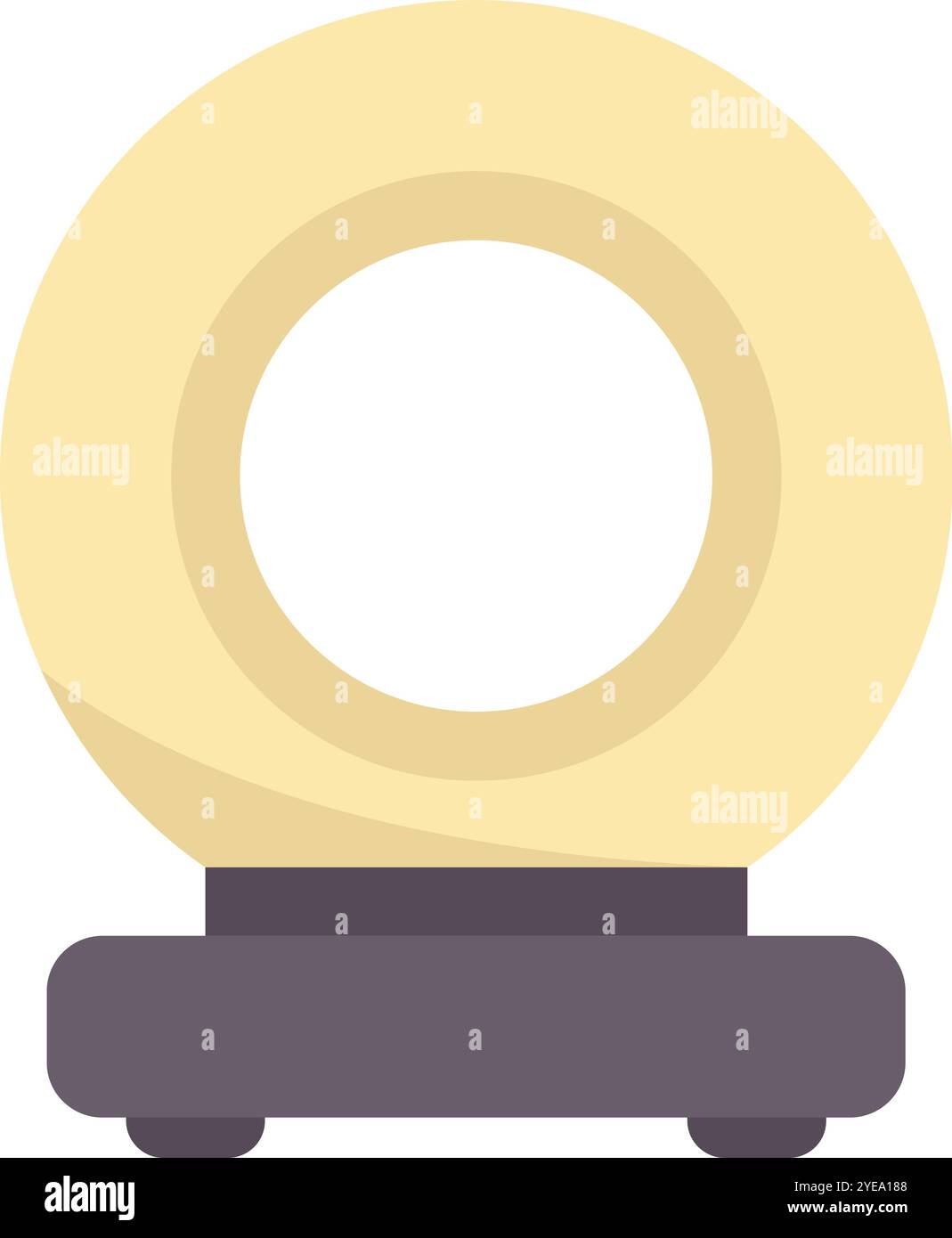 Magnetic resonance imaging scanner front view representing medical ...
