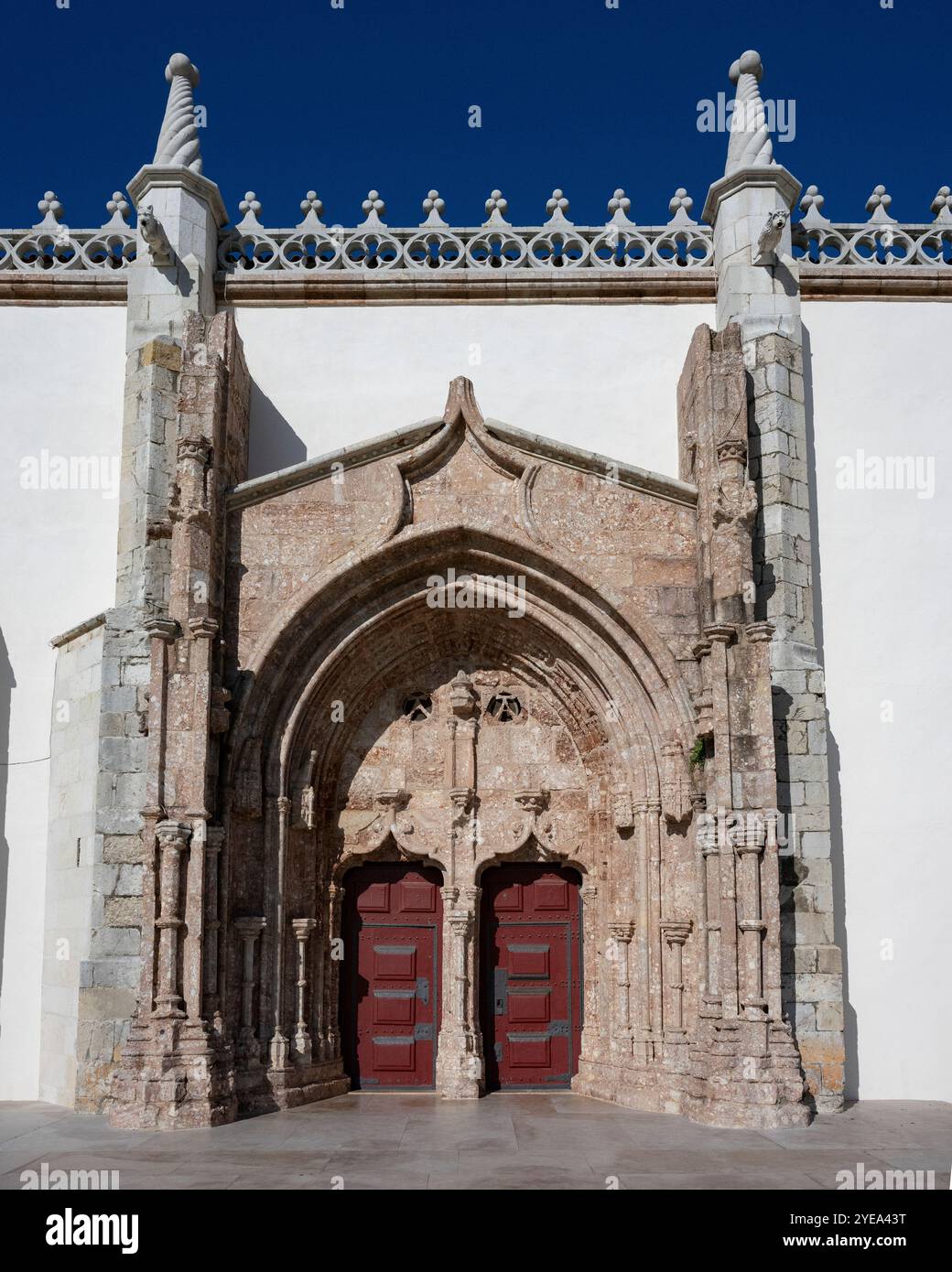 Portal of the Monastery of Jesus of Setubal, Portugal; Setubal ...