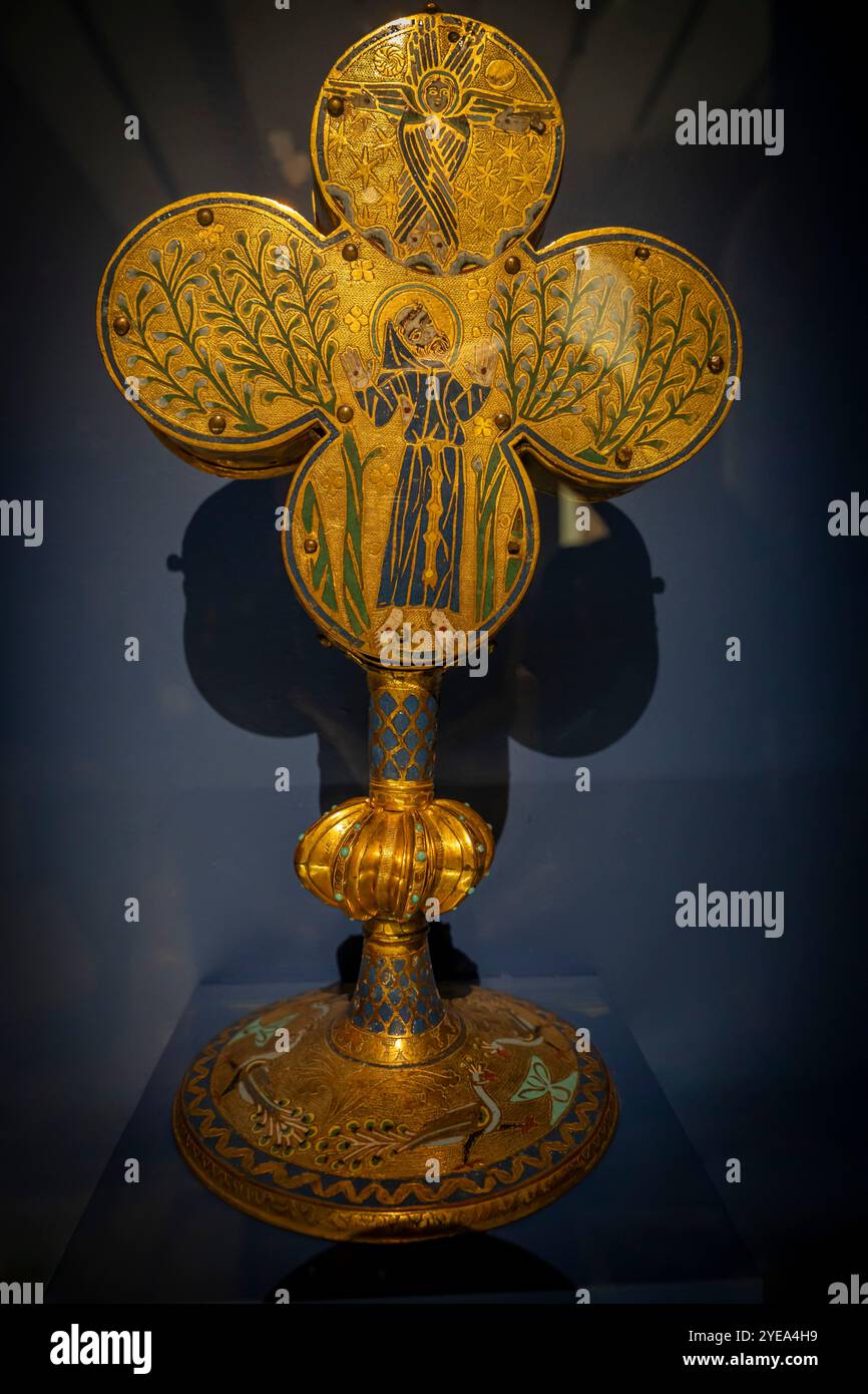 Paris, France - 10 19 2024: Le Louvre Museum. Figure of the madman ...