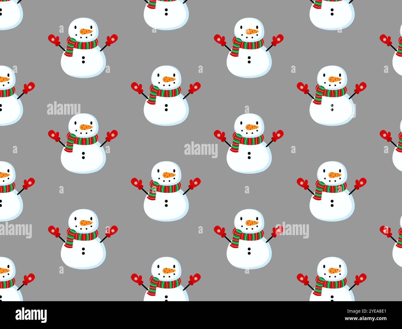 Snowman winter clothes knitted Stock Vector Images - Alamy