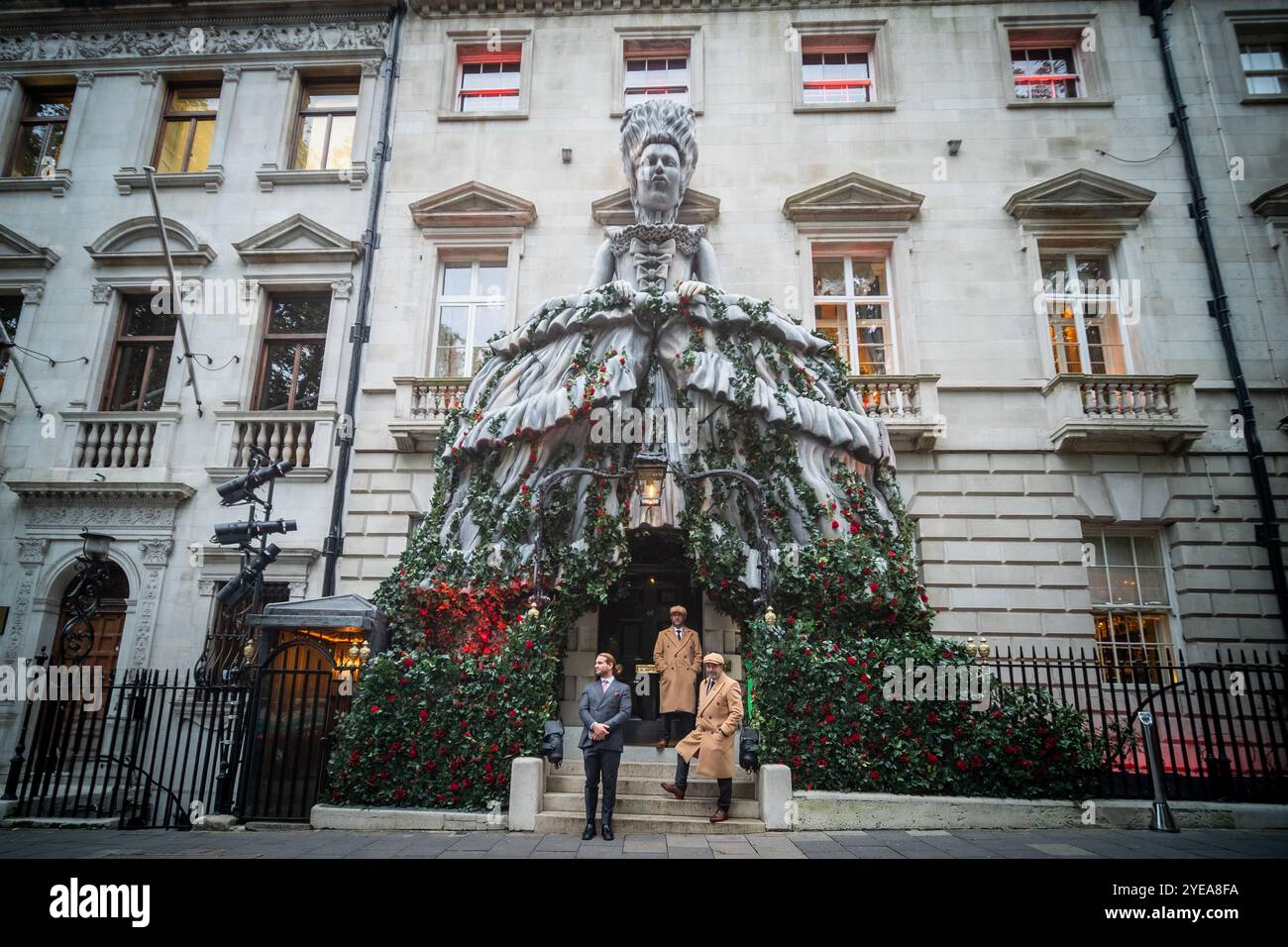 LONDON- OCTOBER 29, 2024: Annabel's on Berkeley Square in Mayfair, a ...