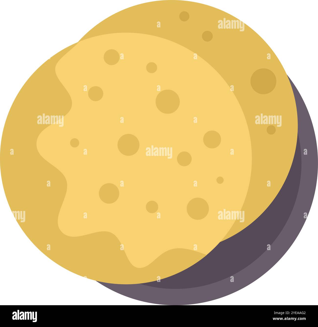 This vector illustration shows two delicious arepas, a popular food in ...