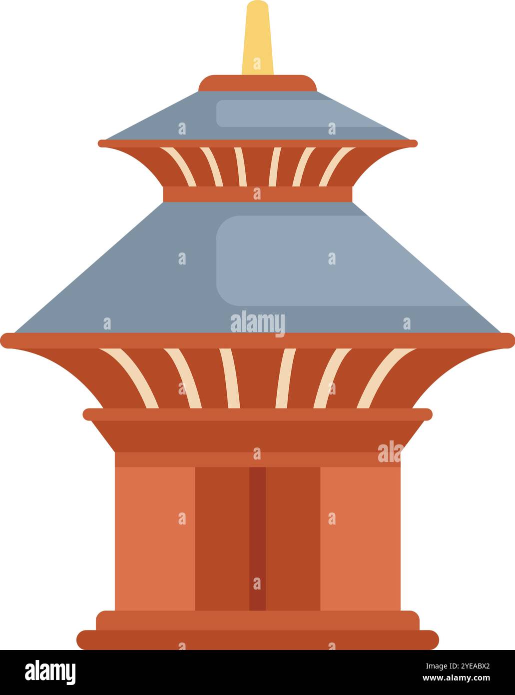 Monkey pashupatinath temple Stock Vector Images - Alamy