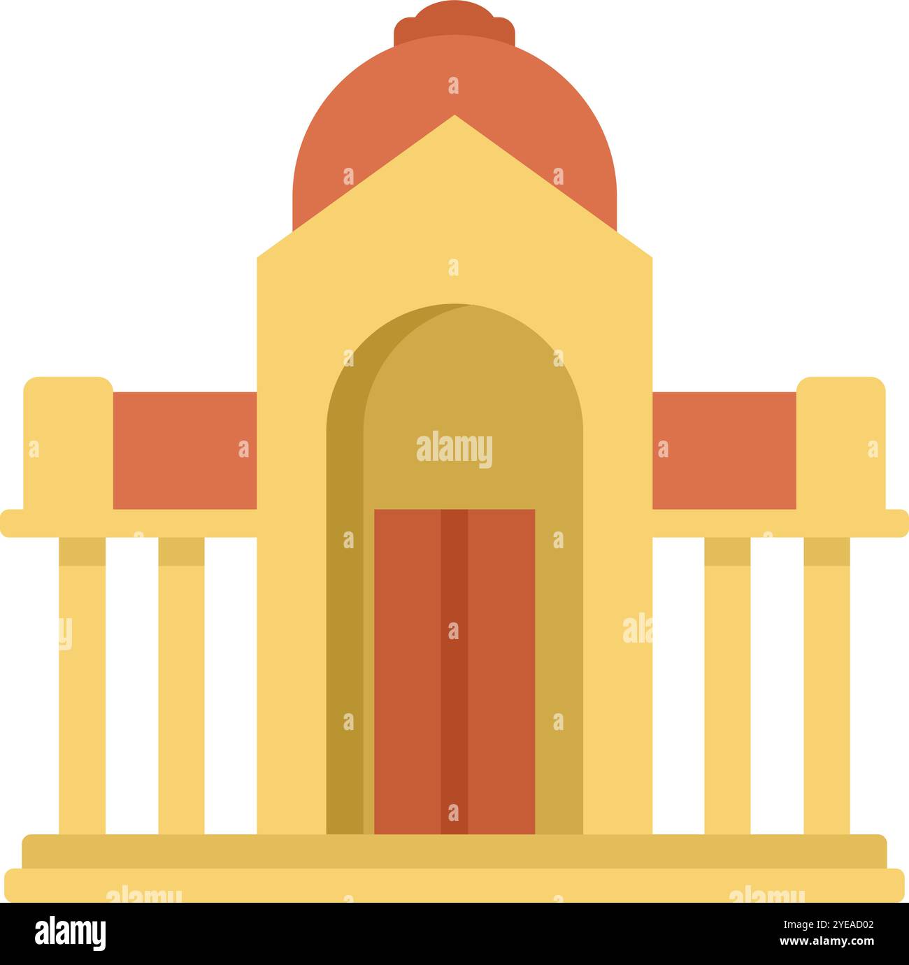 Parliament building with columns showing government power and authority ...