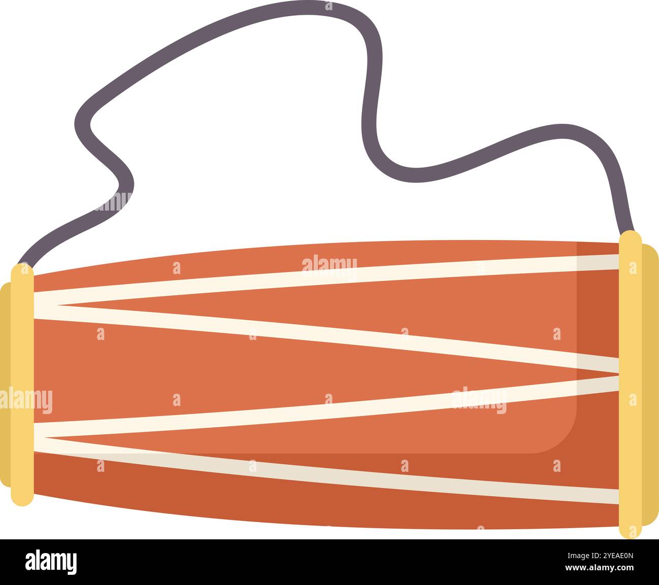 This dholak is a traditional indian drum often used in folk music and ...