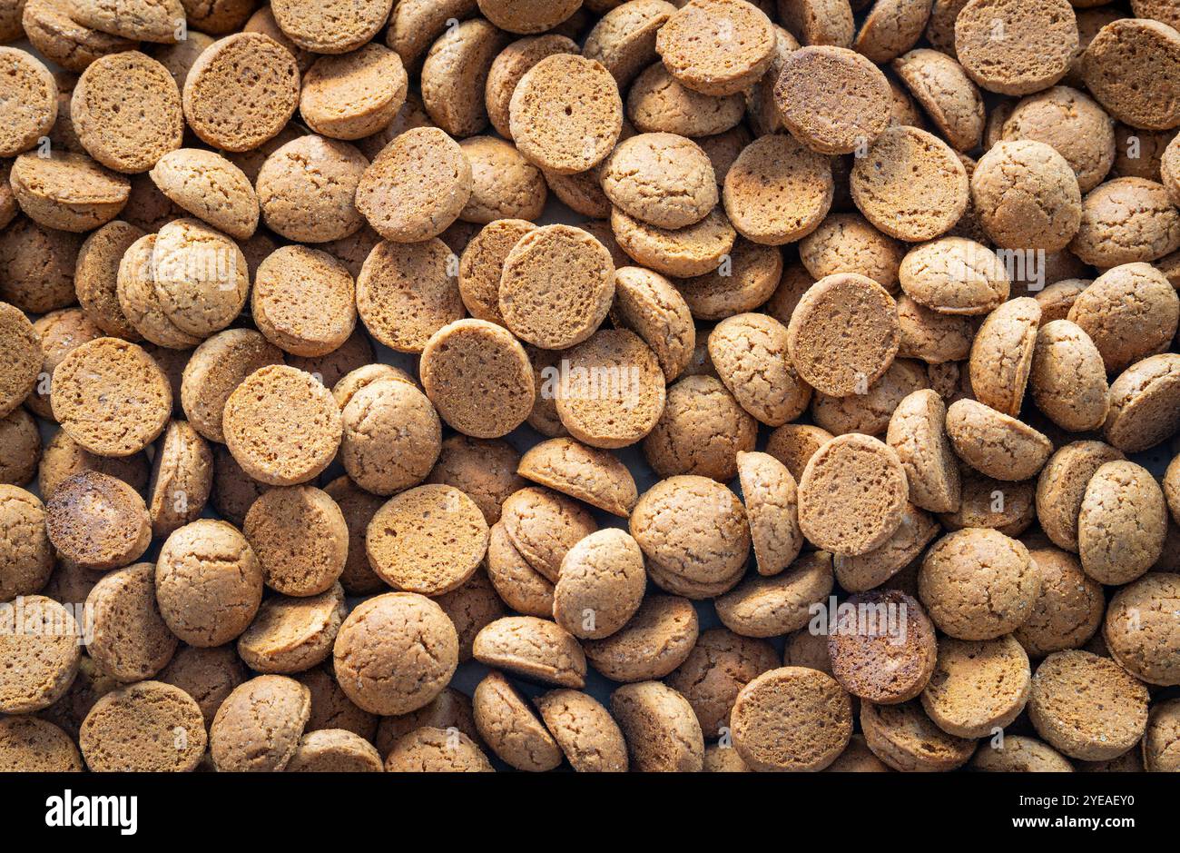 Pile of Kruidnoten filling the entire frame, background with dutch ...