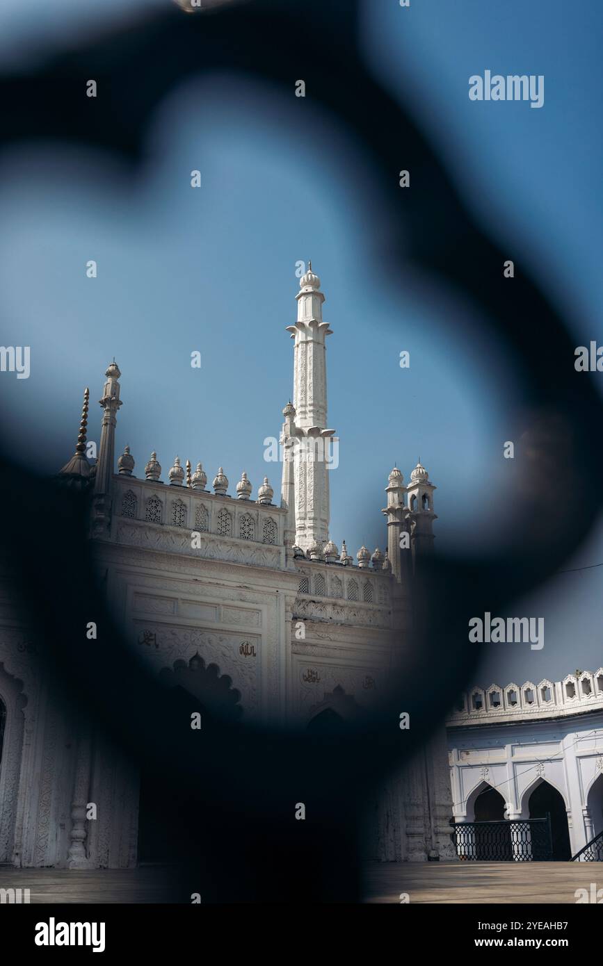 Chota Imambara, a monument in Lucknow, India; Lucknow, Uttar Pradesh ...