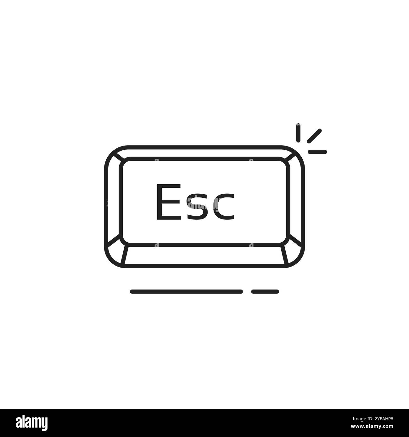 Keypad icon linear isolated Stock Vector Images - Alamy