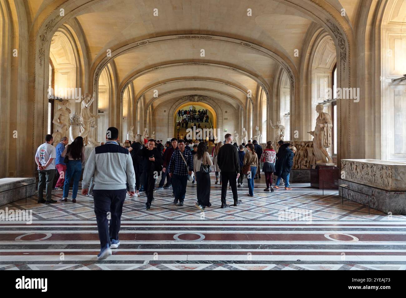 Interior of the Louvre Museum in Paris, France Stock Photo - Alamy