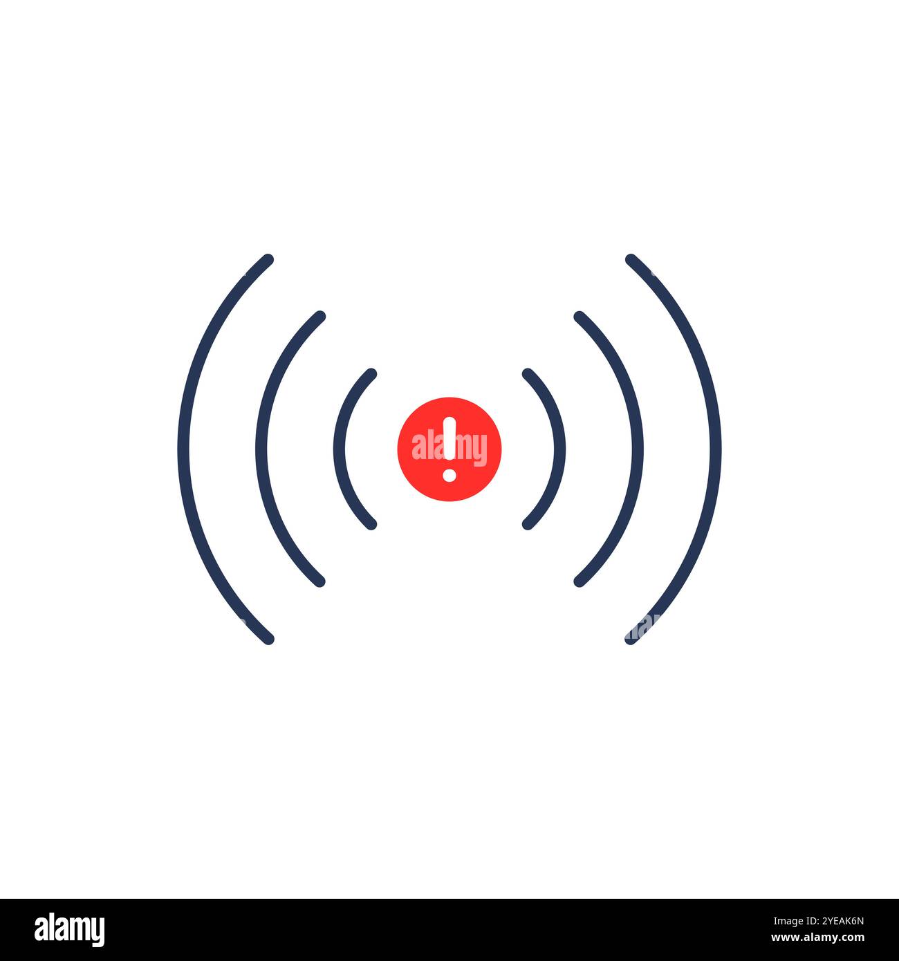 Wifi lost connection icon Cut Out Stock Images & Pictures - Alamy