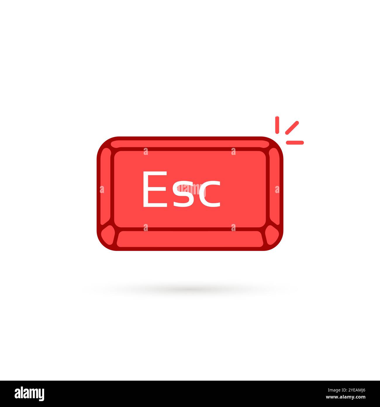 Esc key Stock Vector Images - Alamy