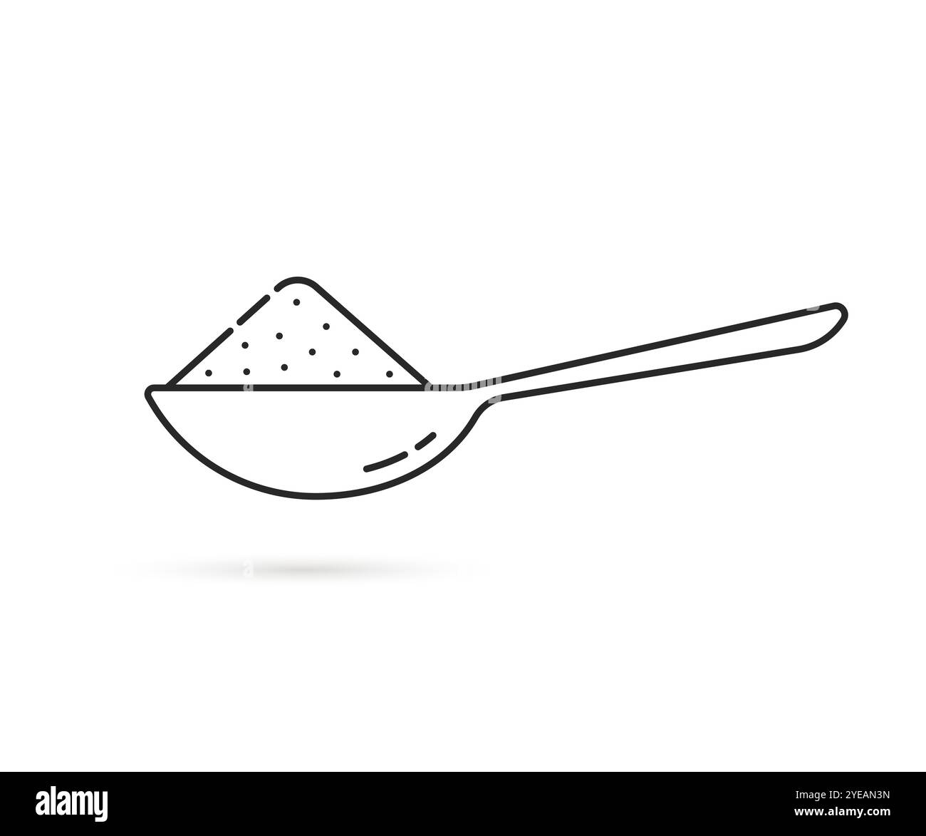 Flour food kitchen shadow Stock Vector Images - Alamy